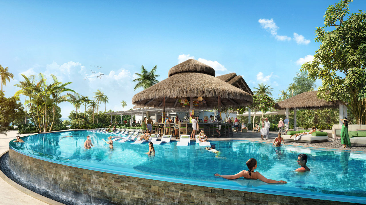 Cococay, Bahamy, Karibské more, Destinácie, Plavby loďou po celom svete ...