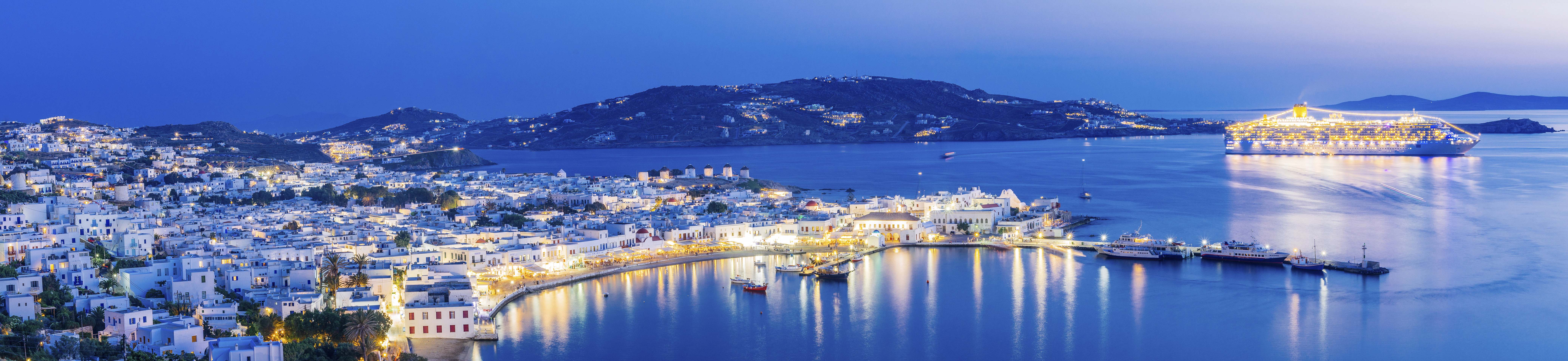 Mykonos, Grécko, Stredozemné more, Destinácie, Plavby loďou po celom ...